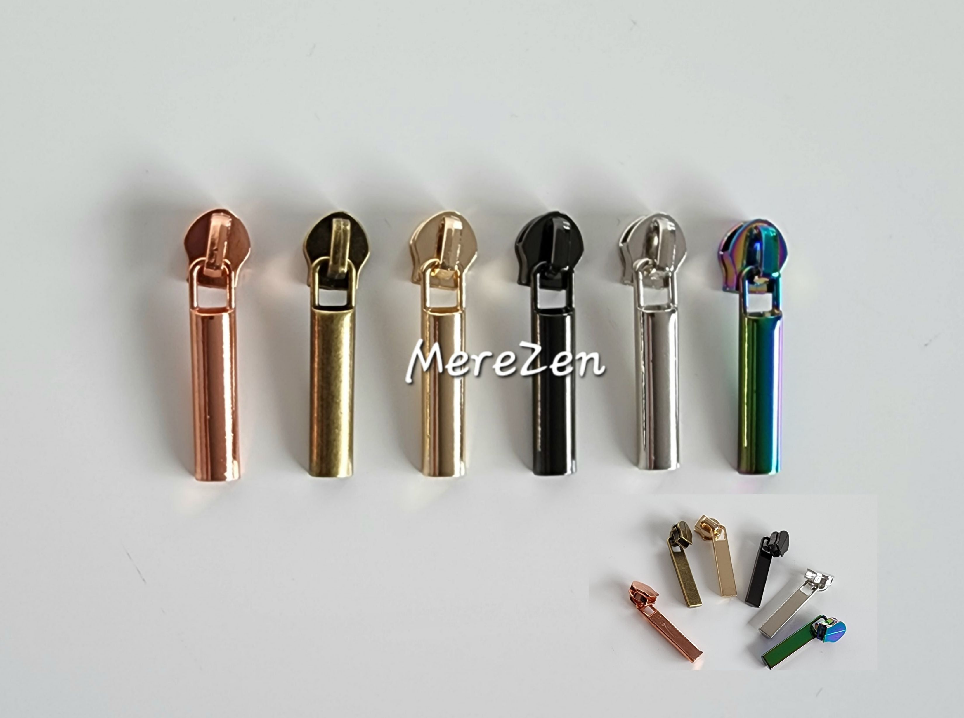Long Domed Bar Zipper Pull - No.5 – MereZen