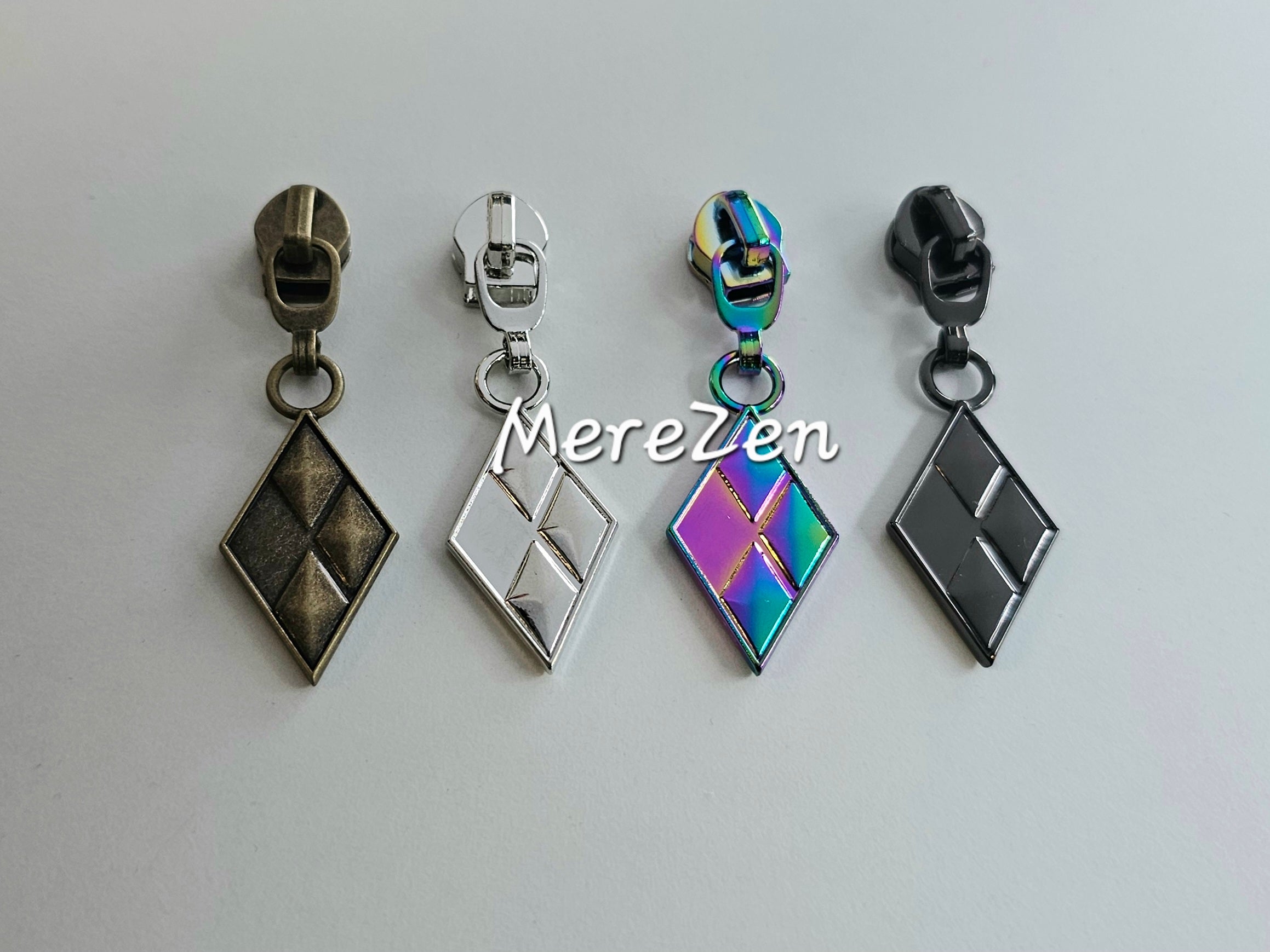 Diamond Cut Zipper Pull - No.5 – MereZen