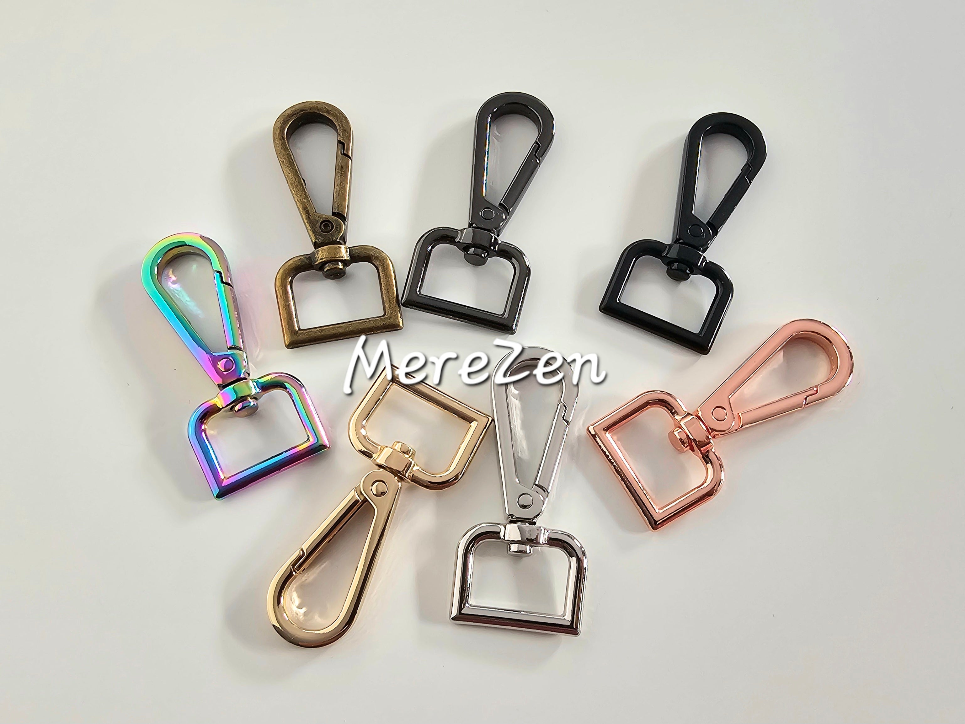 Long Swivel Hooks Straight Edge - 3/4 Inch (20mm) - 2 pack – MereZen