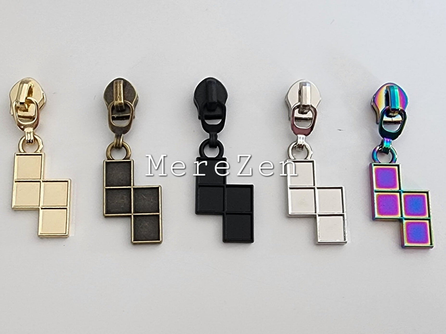 Tetris Zipper Pull - No.5 – MereZen