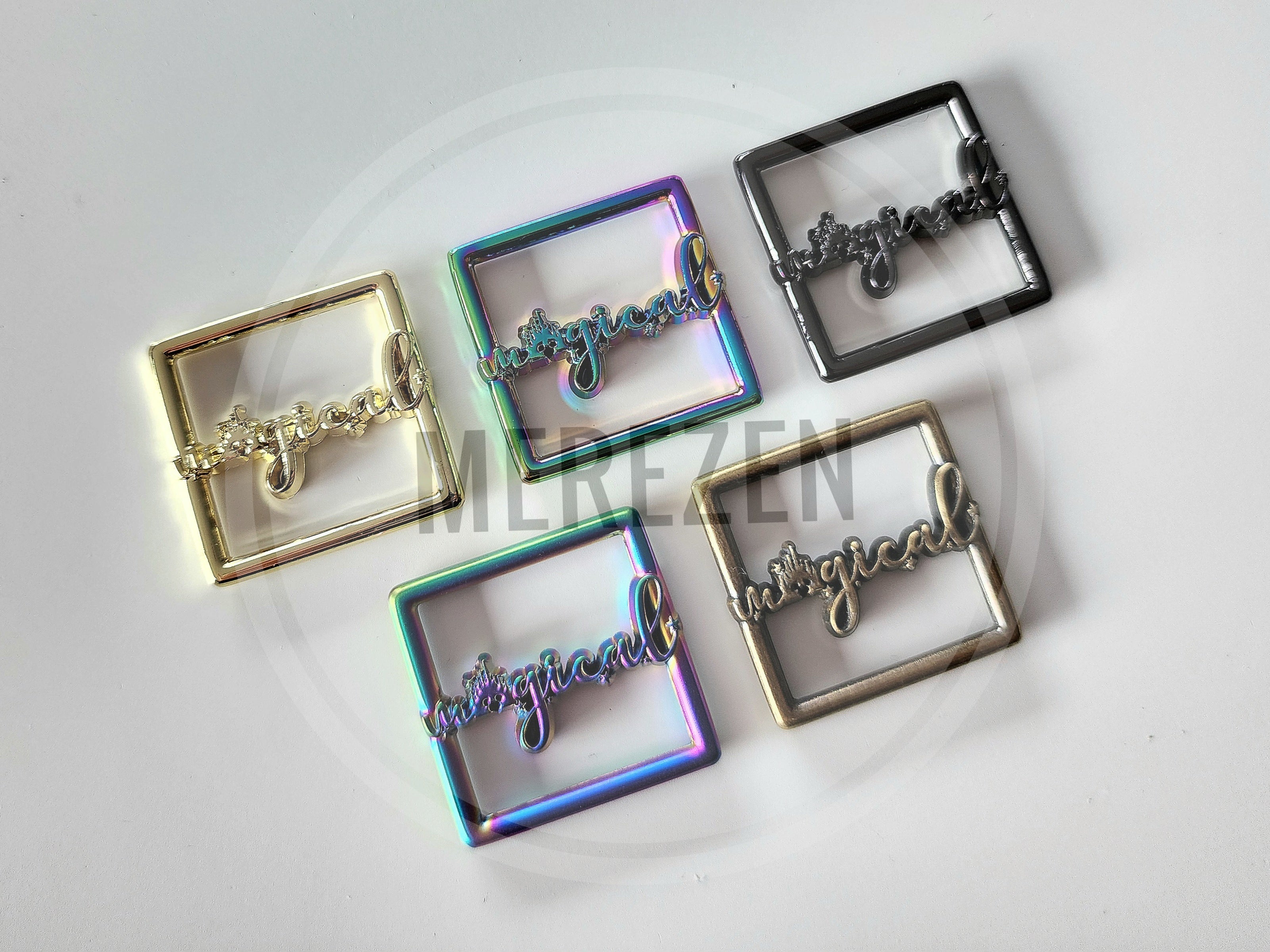 Magical Rectangle Rings - 1 Inch 3mm thick - 4 pack – MereZen